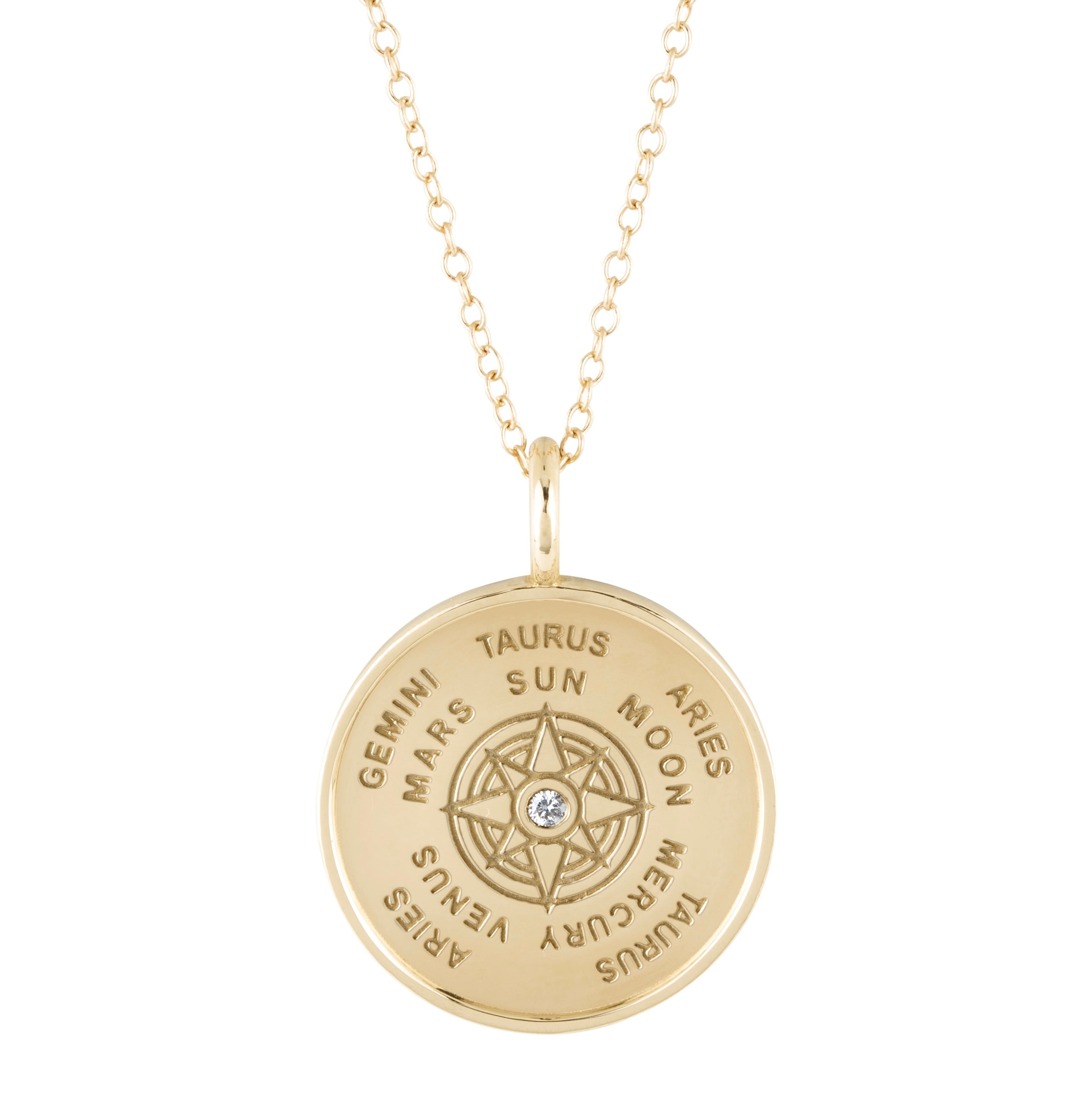 Birth Chart / Diamond Constellation Pendant – ANITA SOMAYAJI